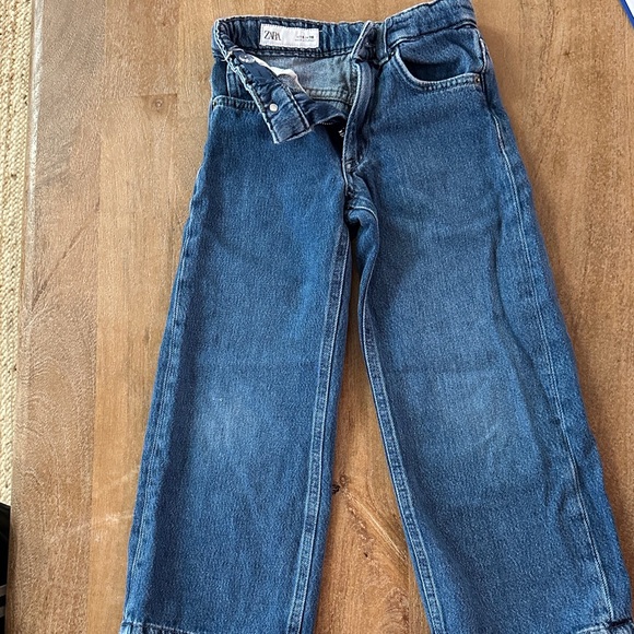 Zara | Bottoms | Zara Girls Wideleg Jeans | Poshmark
